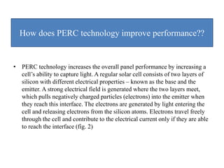 PERC(passivated emitter & rear cell) | PPTX