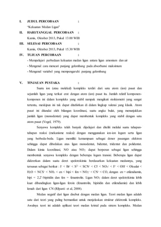Perc 3 kuat medan ligan | DOCX