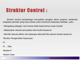 Percabangan pada pemrograman java netbeans | PPT