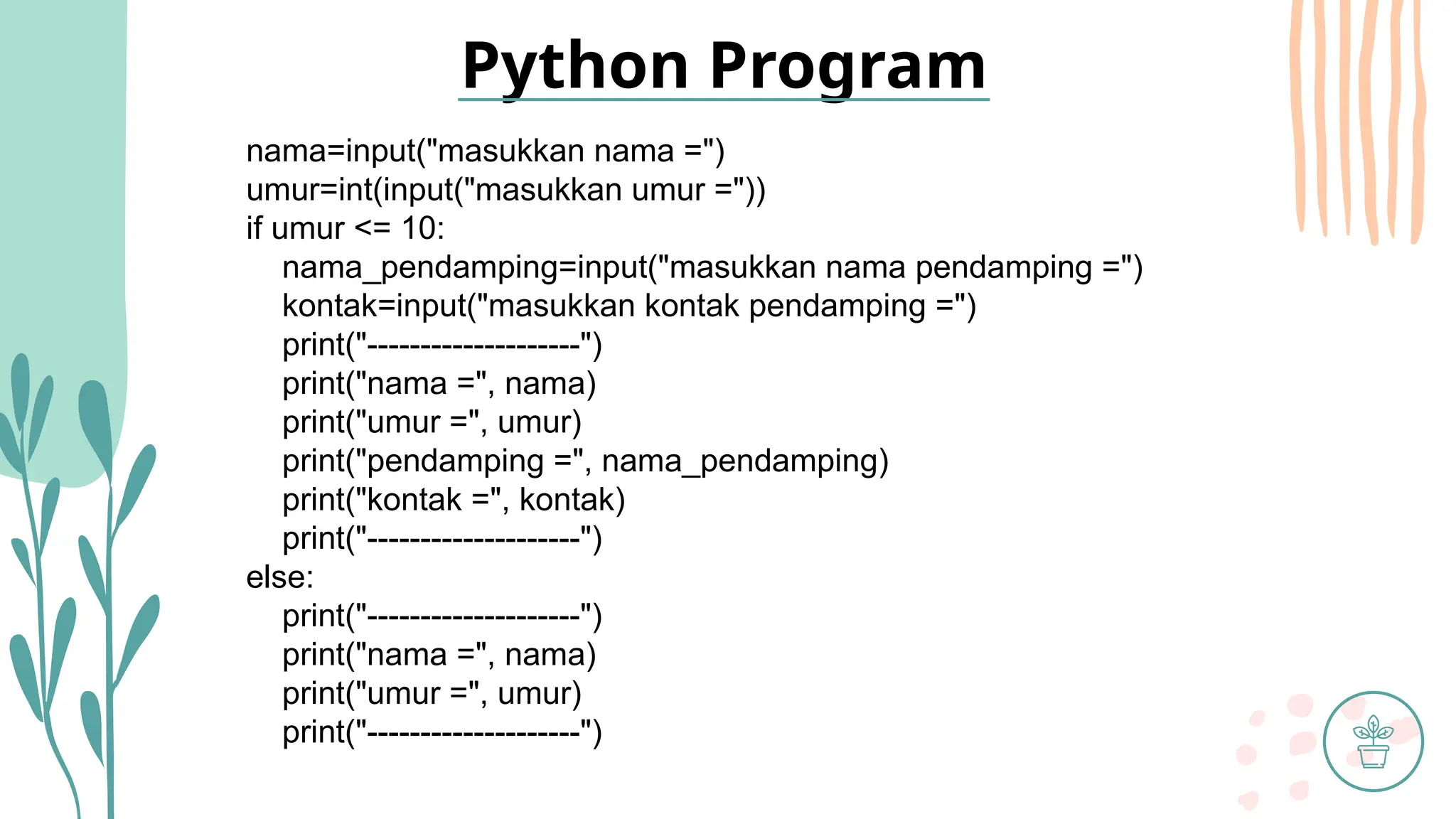Percabangan if else di bahasa python.pptx