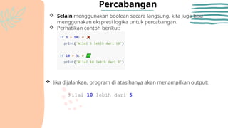 Percabangan if else di bahasa python.pptx
