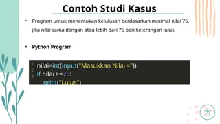 Percabangan if else di bahasa python.pptx