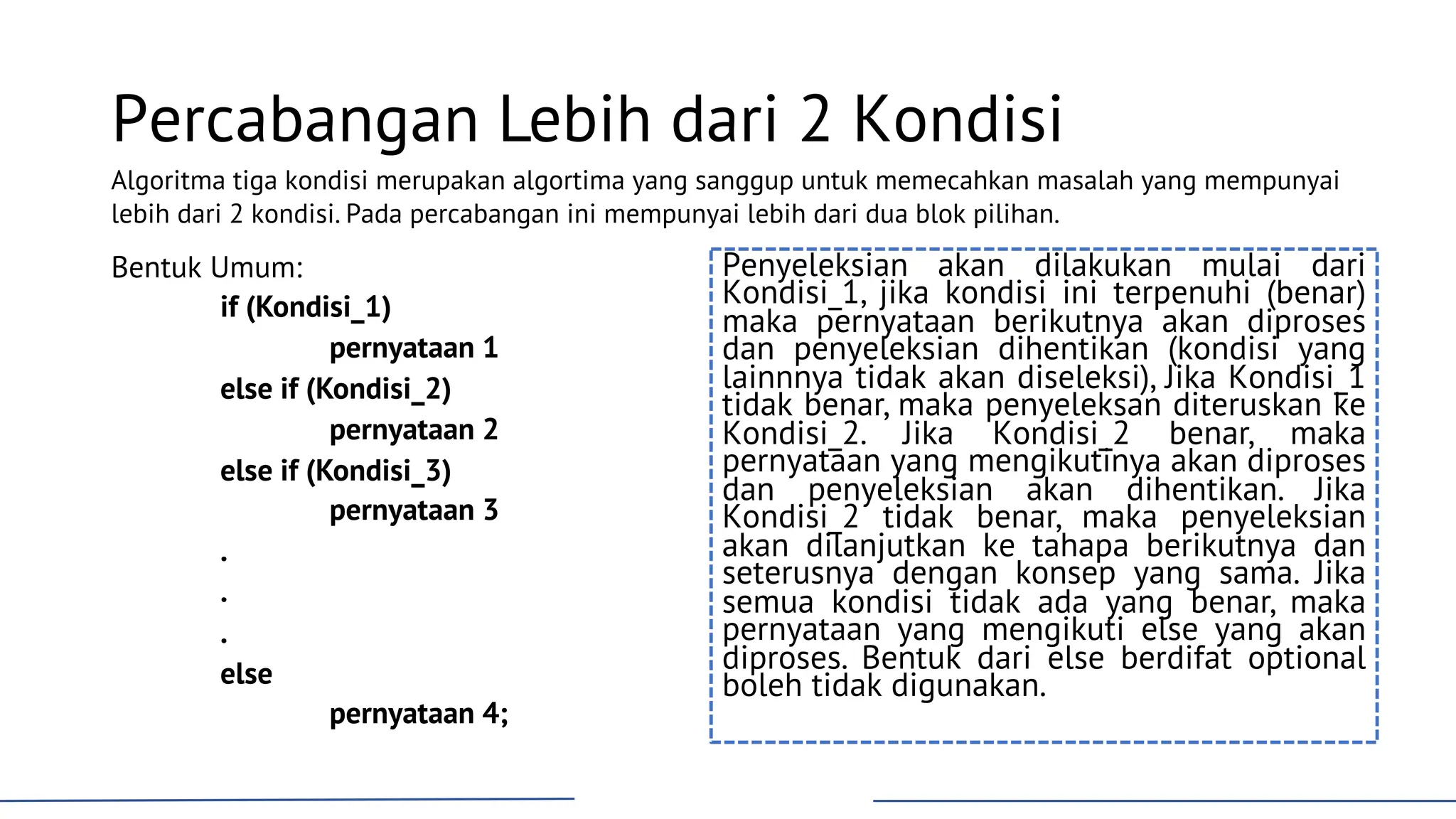Materi Percabangan Pemorgraman dengan Bahasa C | PDF