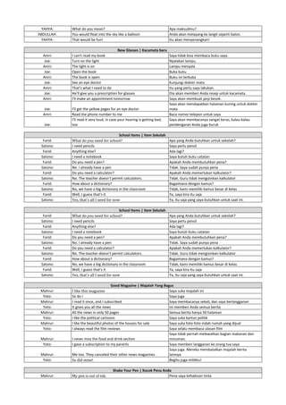 Percakapan bahasa inggris english conversation - edi supriyanto, st | PDF