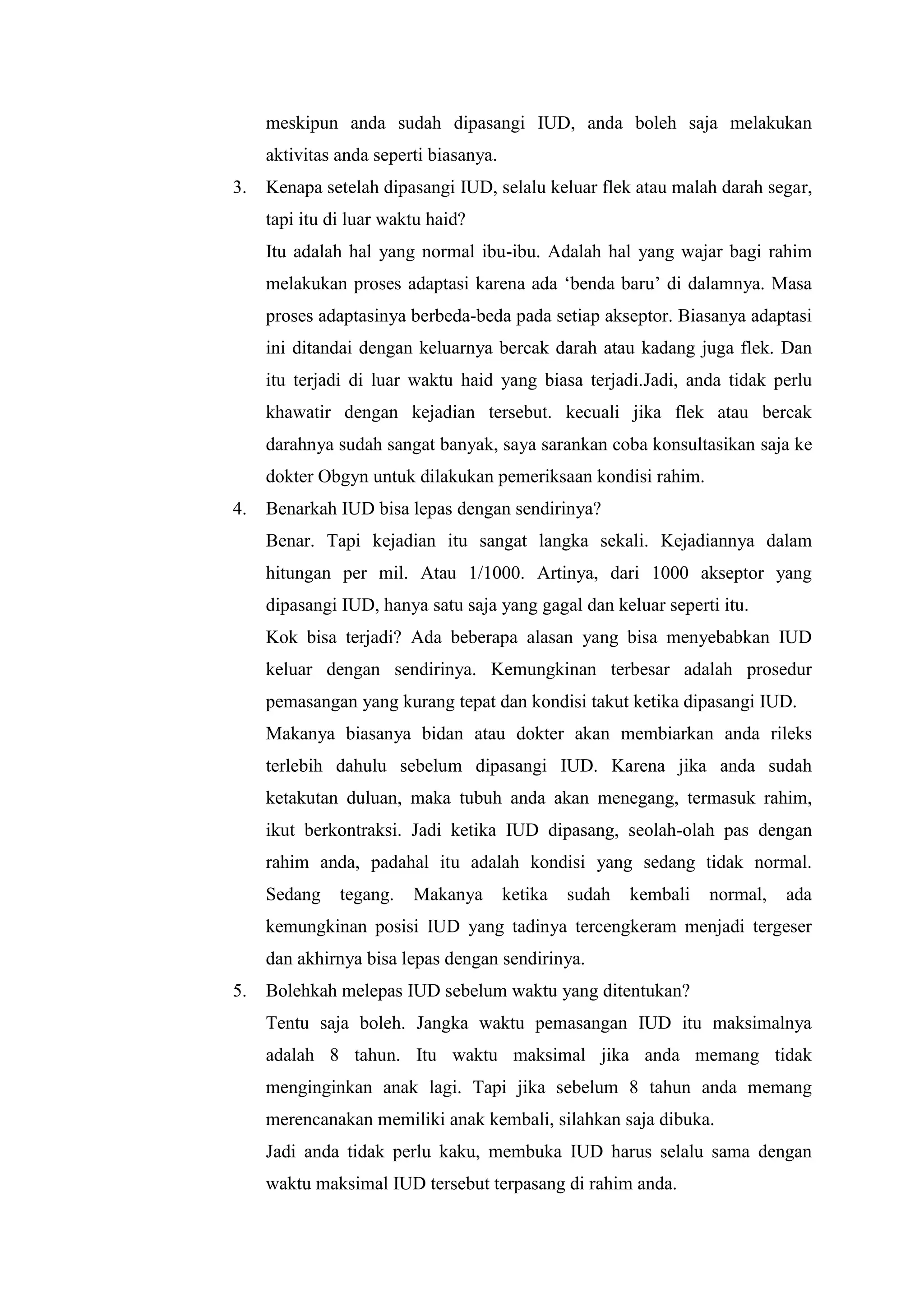 Percakapan konseling kebindanan tentang kb | PDF