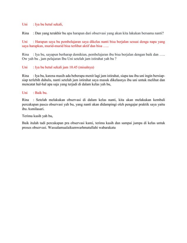 Percakapan Pra Observasi-Pasca Observasi Supervisi Akademik.docx