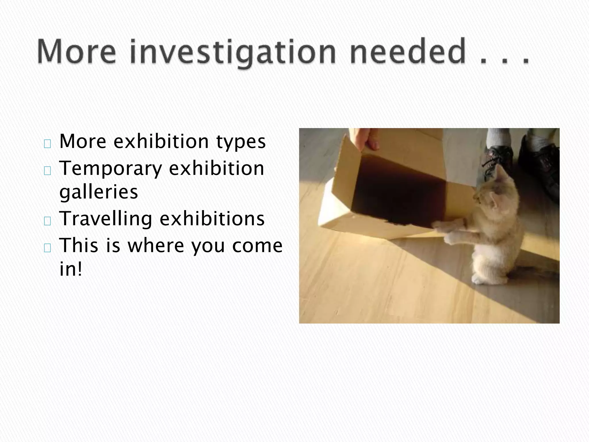 Measuring Visitor Perceptions of the Exhibition Environment | PPTX