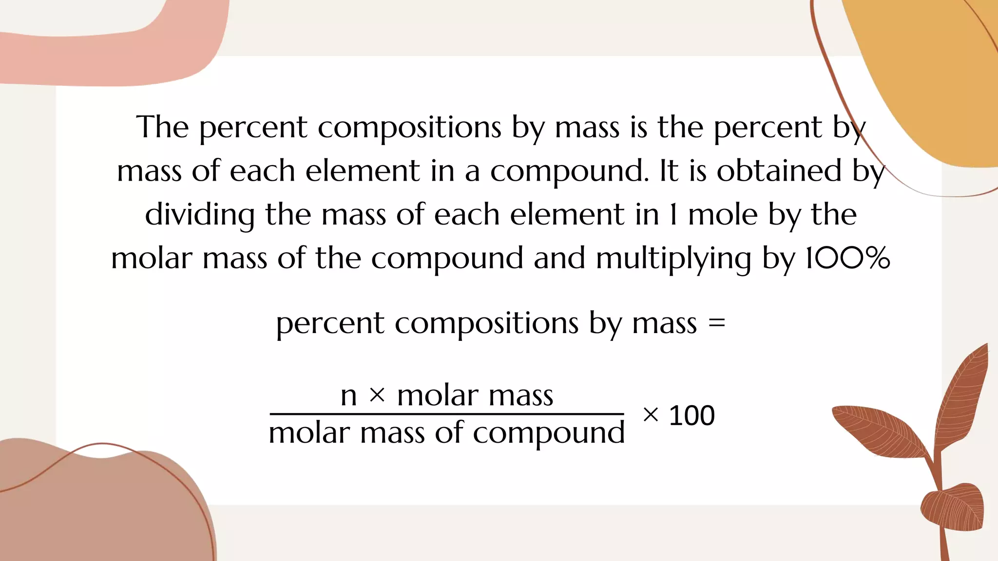 Percent-Composition-Chemical-equation-and-reaction.pptx | Chemistry ...