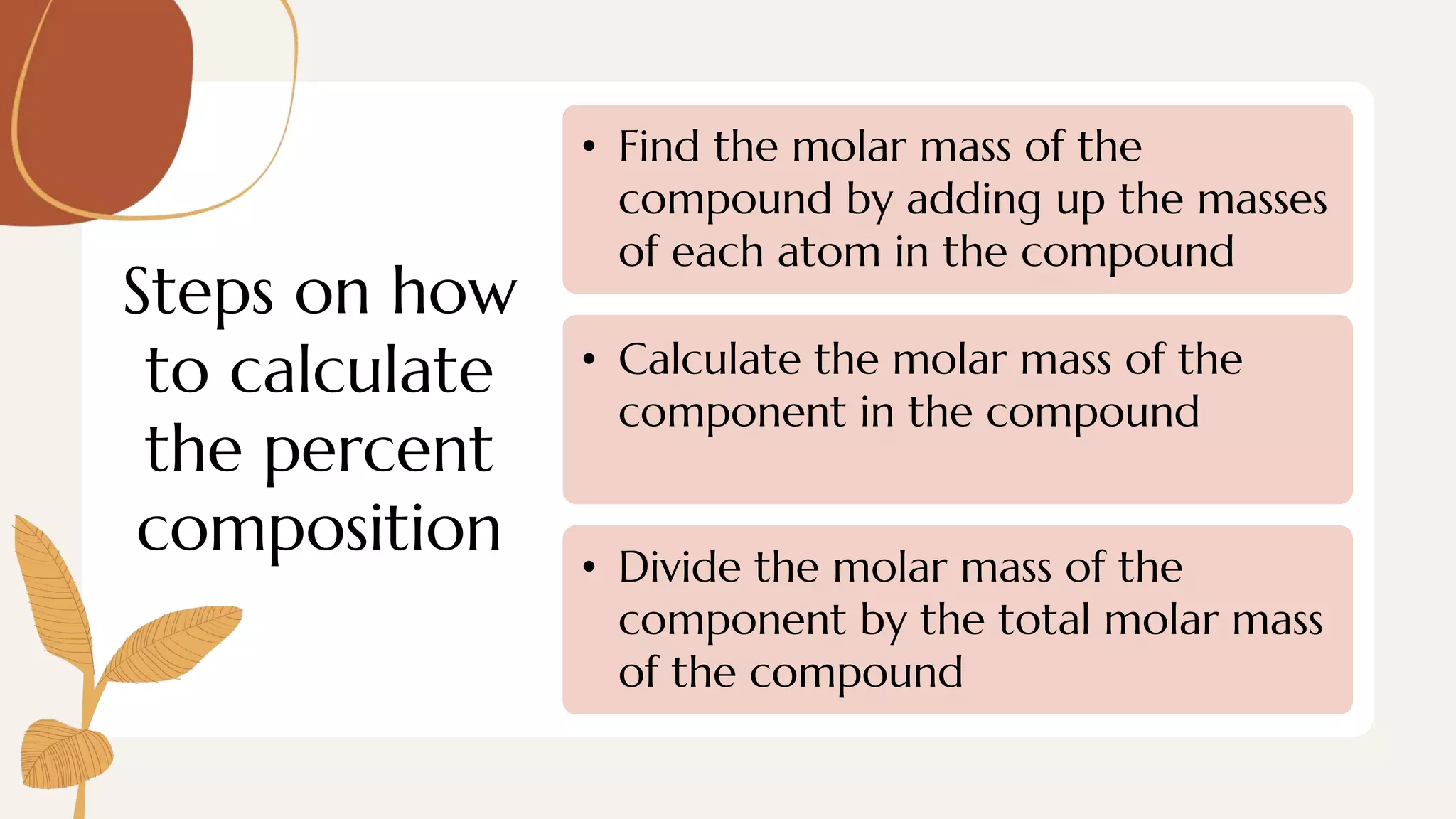 Percent-Composition-Chemical-equation-and-reaction.pptx | Chemistry ...