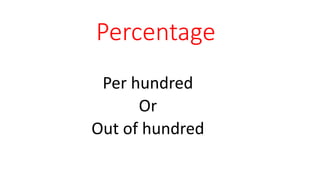 Percentage | PPTX