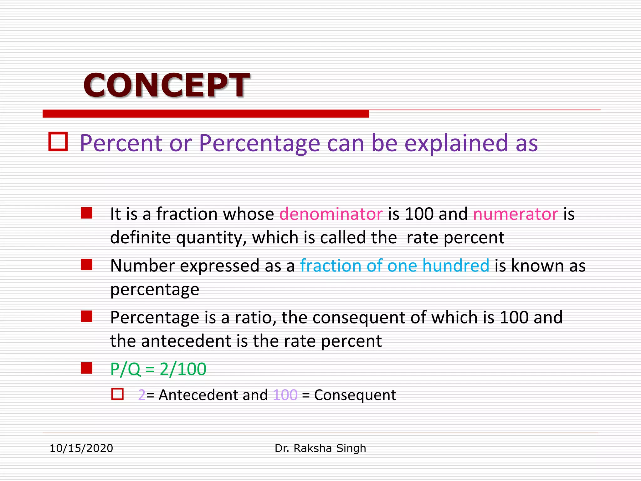Percentages | PPT | Personal Taxes | Personal Finance