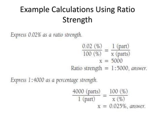 Percentage and ratio strength | PPTX