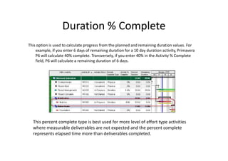 Methodologies of Project Progress Measurement | PDF