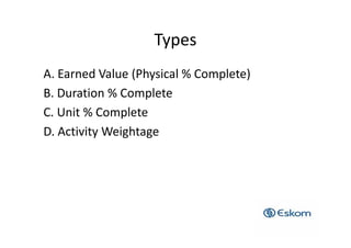 Methodologies of Project Progress Measurement | PDF
