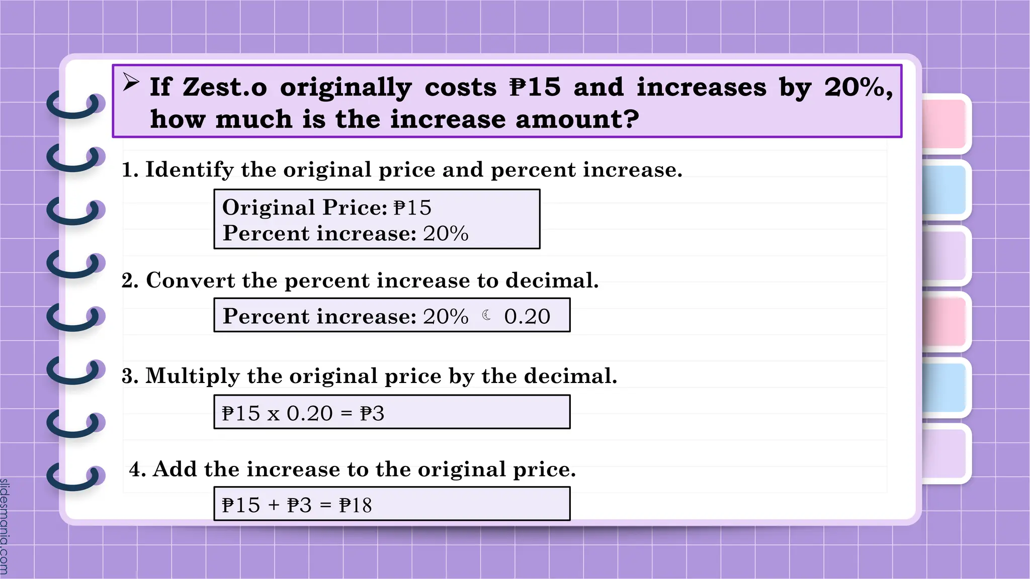 DETERMINING PERCENTAGE INCREASE AND DECREASE.pptx