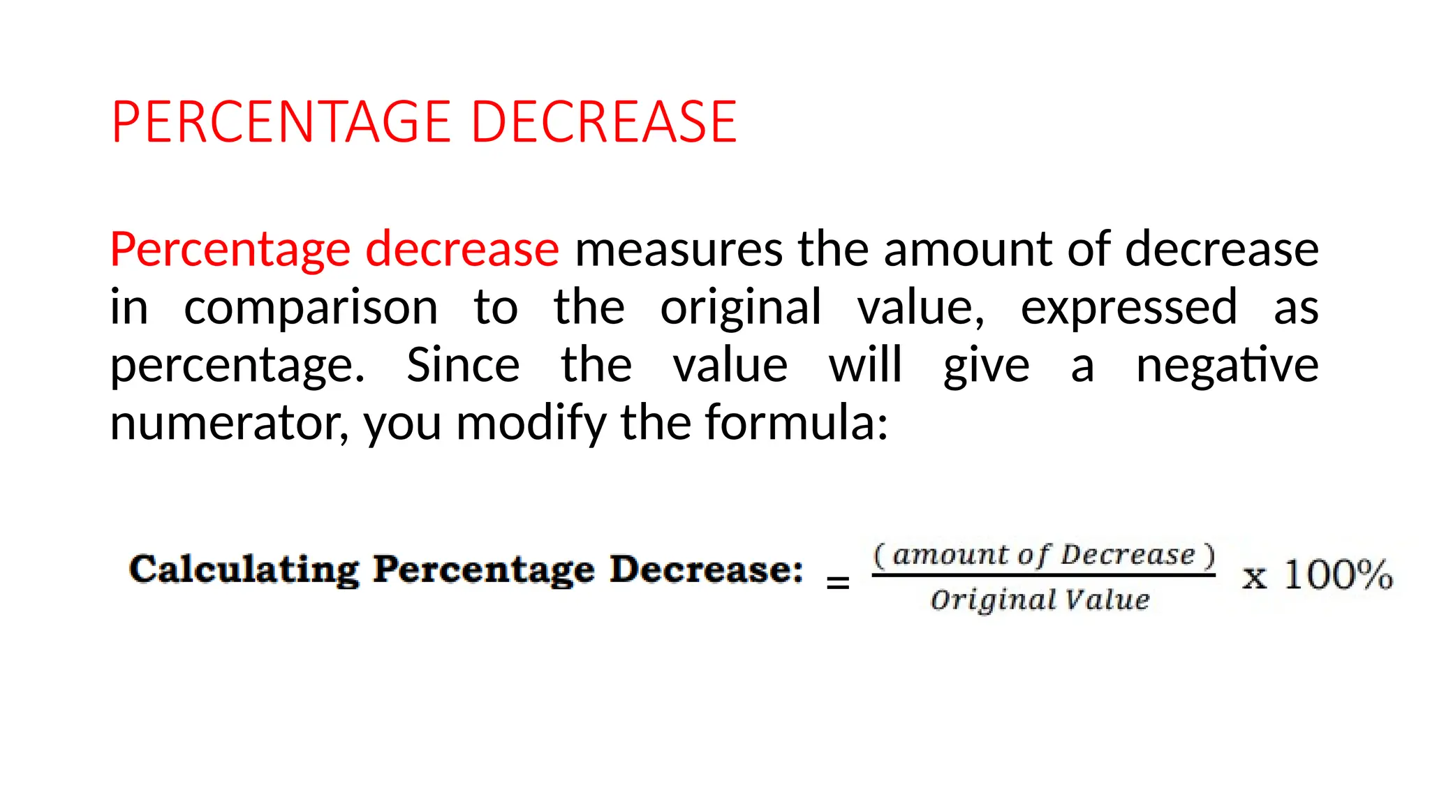 MATH 7 PERCENTAGE INCREASE AND DECREASE.pptx