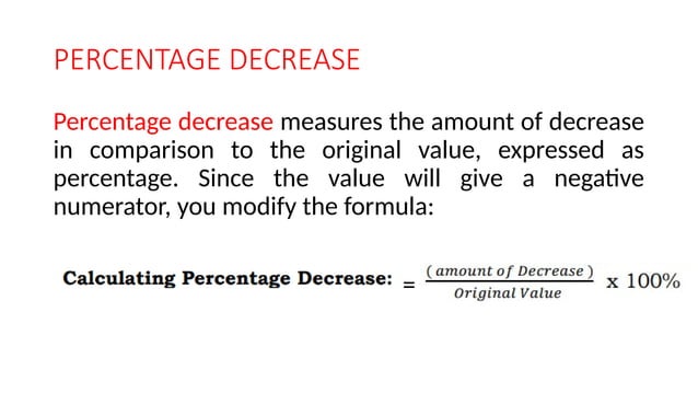 MATH 7 PERCENTAGE INCREASE AND DECREASE.pptx