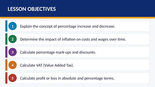 Comprehensive Guide to Percentage Calculations: Inflation, Mark-ups ...