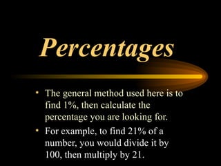 Percentages | PPT
