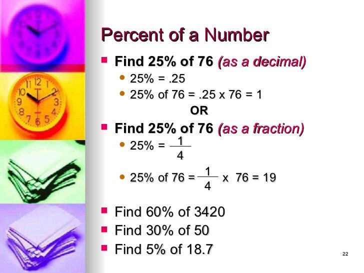 Percentages