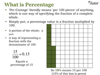Percentages | PPTX