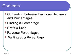Percentages | PPT