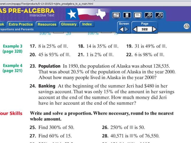 Percent Proportions and Percent Bars | PPTX