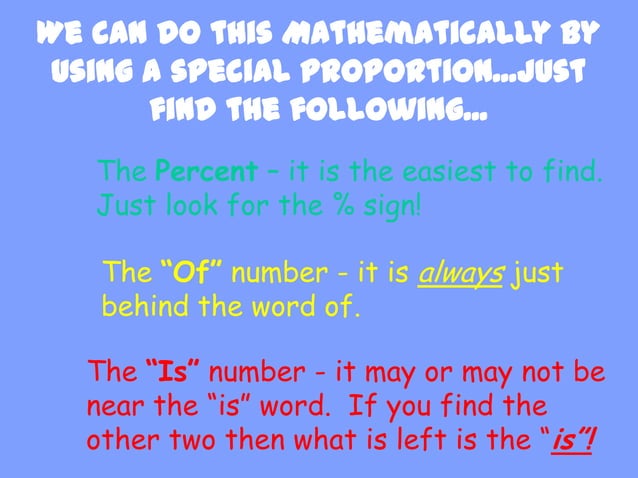 Percent Proportions and Percent Bars | PPTX