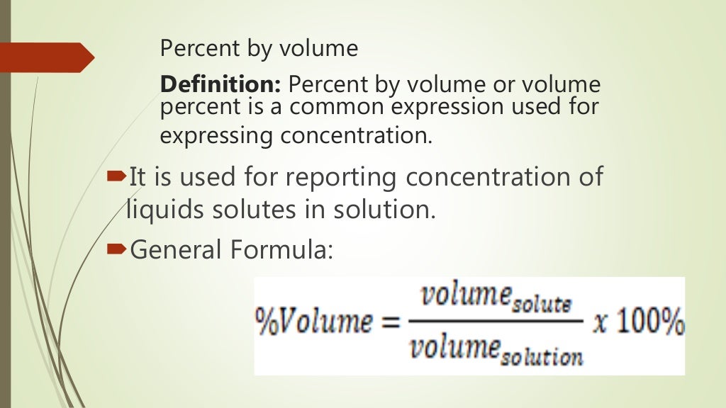 Percent by volume.pptx