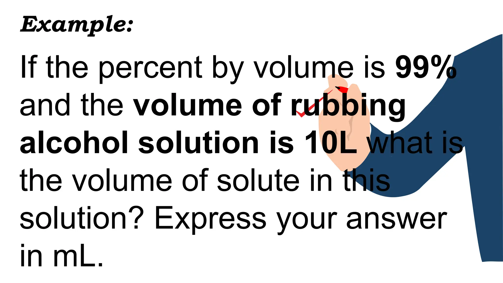 percent by volume : Percent by mass .... | PPTX
