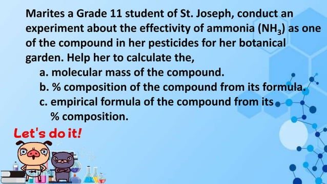 percent composition_demo.pptx | Chemistry | Science