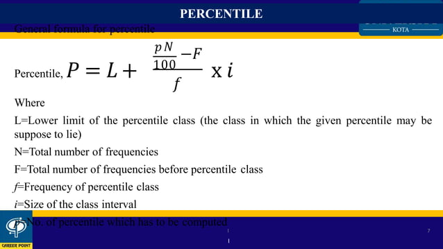 Percentile | PPTX | Chemistry | Science