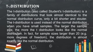 PERCENTILE and T distributions in grade 11 mathematics | PPTX