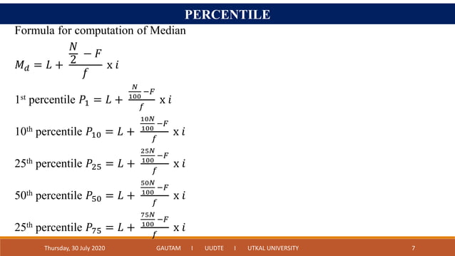 Percentile and percentile rank | PPTX | Standardized Testing ...