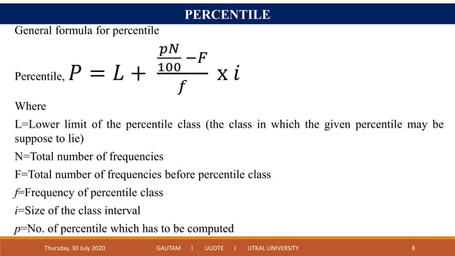 Percentile and percentile rank | PPTX | Standardized Testing ...