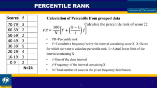 Percentile Rank