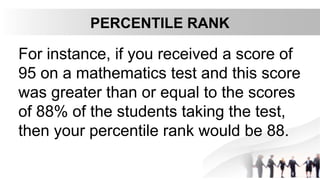 Percentile rank of grouped data, percentile rank | PPTX