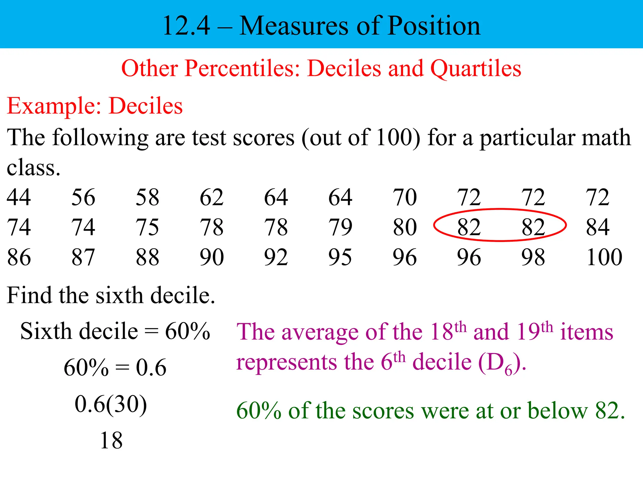 Introduction and explanations on percentiles and deciles | PPT