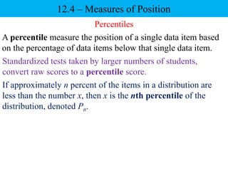 Introduction and explanations on percentiles and deciles | PPT
