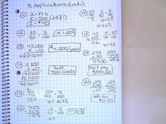 Percent Review | PPS