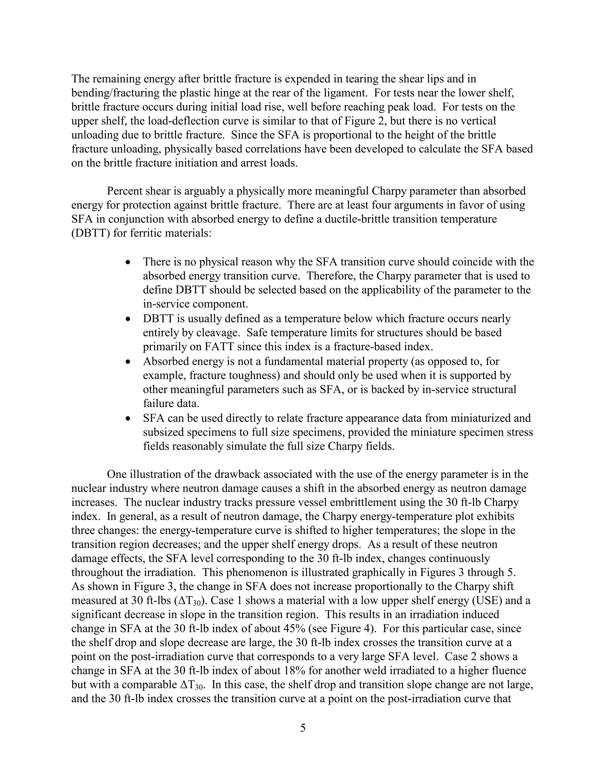 Percent shear area determination in charpy impact testing | PDF
