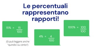 Percentuali e proporzioni | PDF
