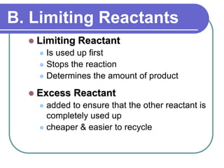 Percent Yield and Limiting Reactants.ppt