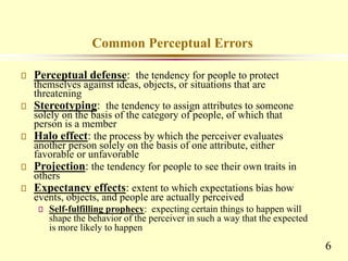 Percep and attribution 1 | PPT
