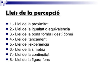 Percepció Visual | PPT