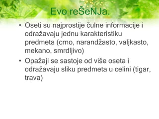 Percepcija ponavljanje/ gimnazija | PPTX