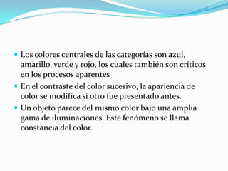 PercepcióN Del Color | PPTX