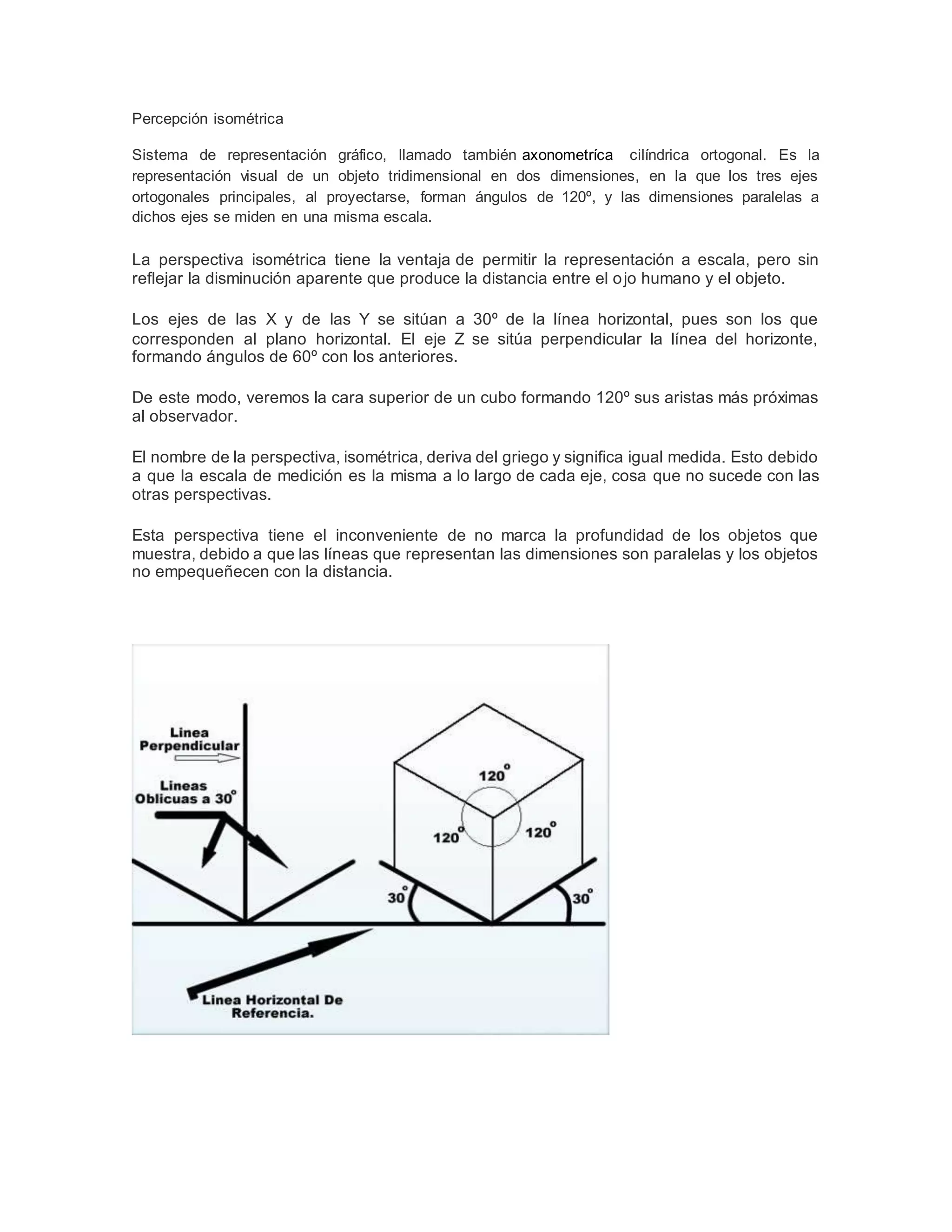 Percepción isométrica | DOCX