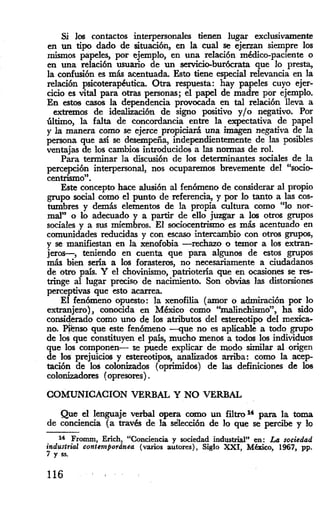 Percepcion interpersonal | PDF