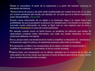 Percepcion visual | PPTX
